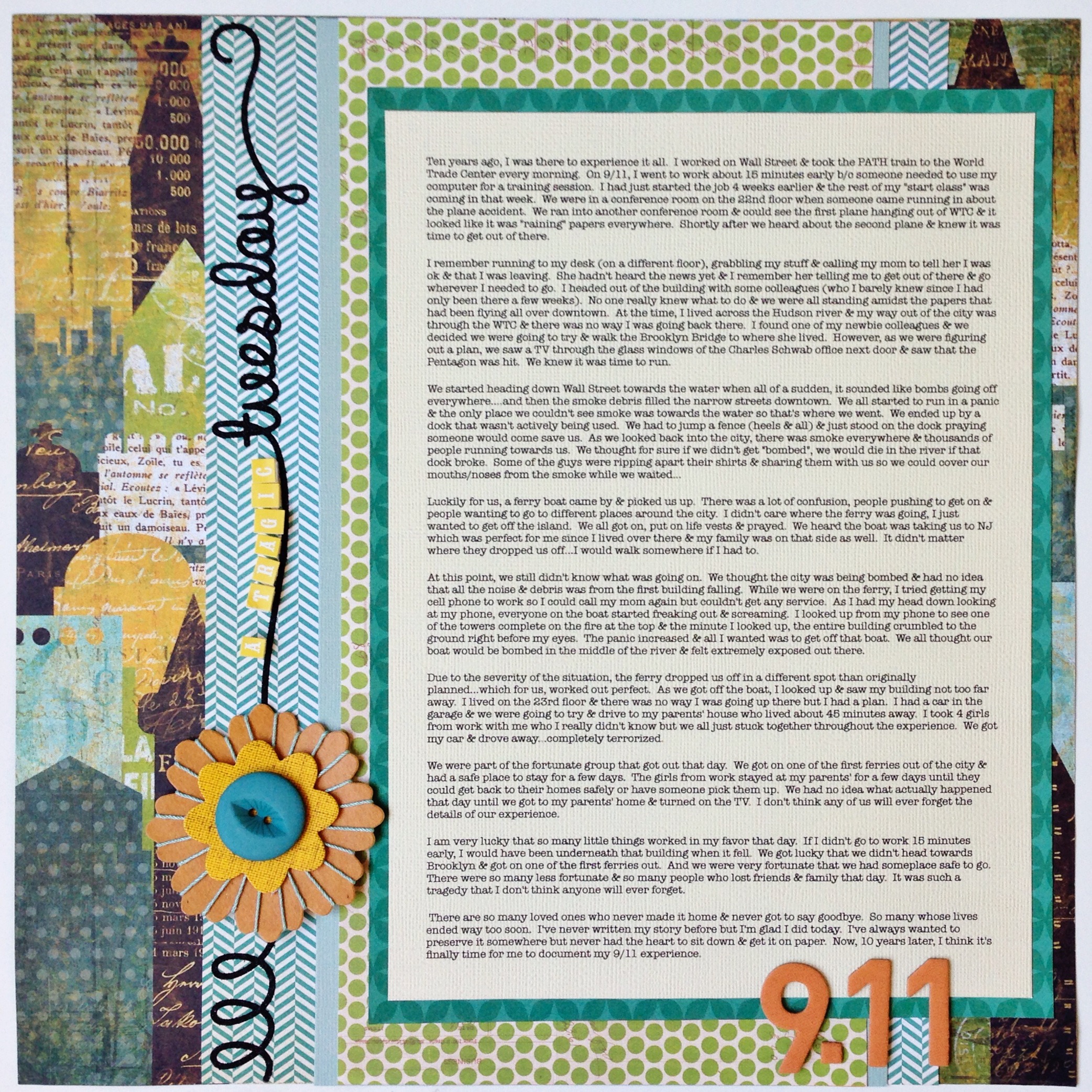 My 9/11 Story - Kissed With Curves